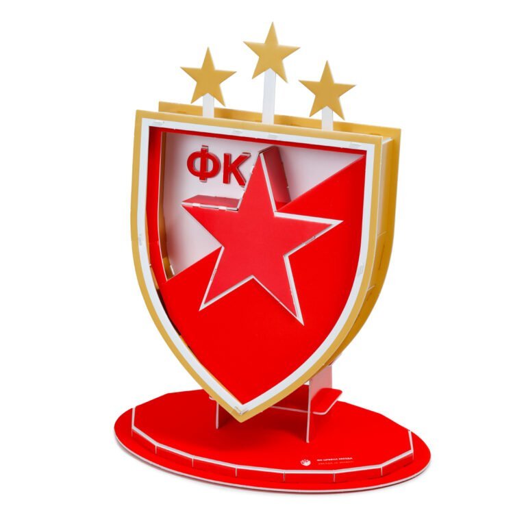 3D Puzzle Grb FK Crvena Zvezda | Shopito.rs