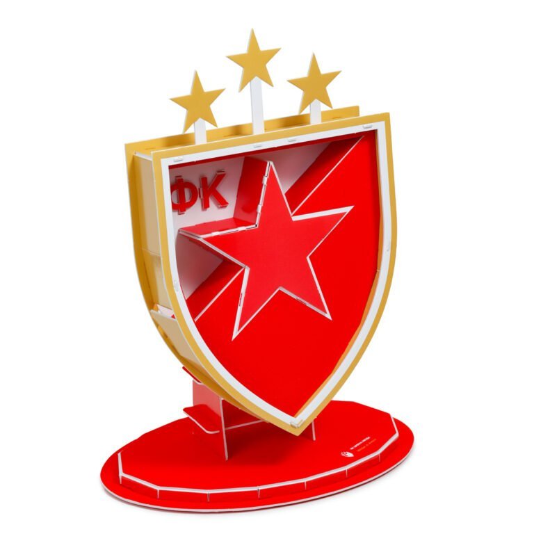 3D Puzzle Grb FK Crvena Zvezda | Shopito.rs