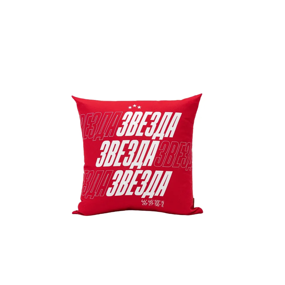 Jastuk Crvena Zvezda 45x45cm Koordinate | Shopito.rs